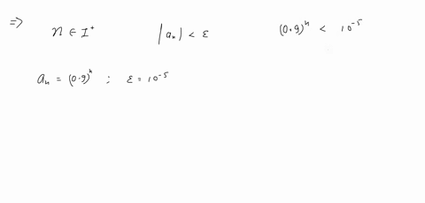 SOLVED:8 Find the smallest integer n such that 0.9^n