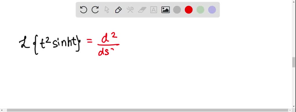 SOLVED:Find the Laplace transforms of sinh( t) and cosh( t), the ...