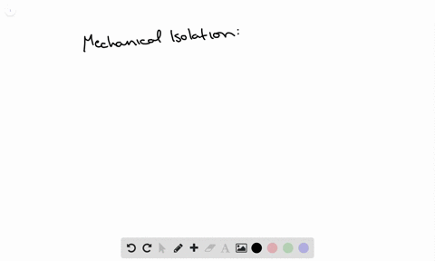 SOLVED:Which of these is an example of mechanical isolation? a. Sperm ...