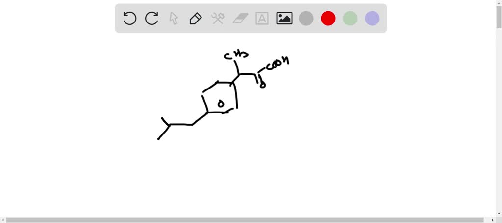⏩SOLVED:Ibuprofen has the following structure, this compound shows ...