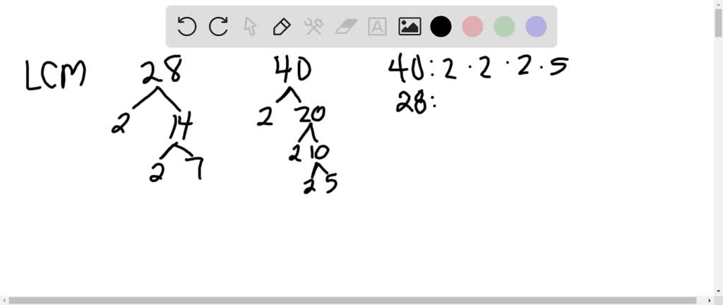 ⏩SOLVED:In the following exercises, find the least common multiple ...