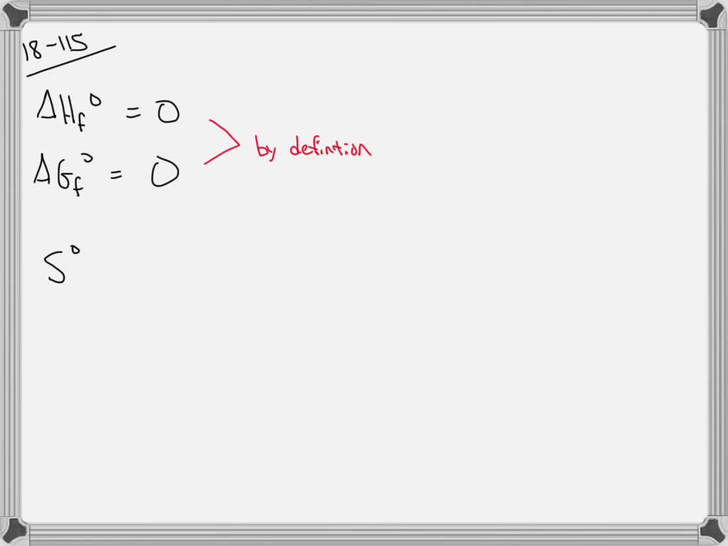 SOLVED:When calculating ΔS^∘ from S^∘ values, it is necessary to look ...