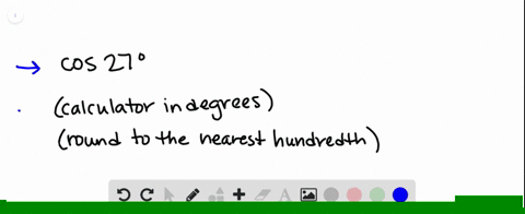 SOLVED:Use your calculator to find each trigonometric ratio. Round to ...