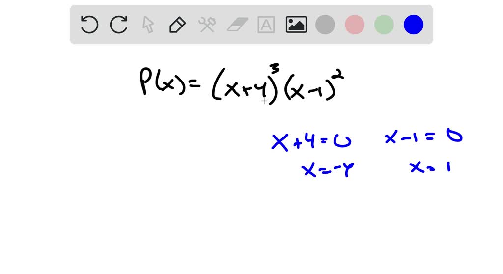SOLVED:Determine how many zeros each polynomial function has. P(x)=3 x ...