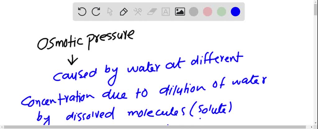 SOLVED:Osmotic pressure of a cell In Section 6.2.3, we derived the van ...
