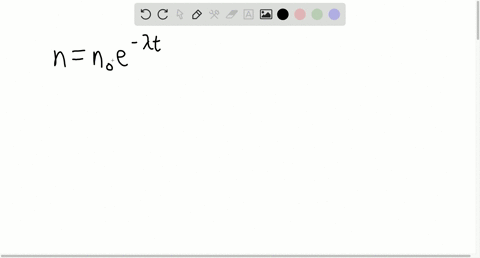 SOLVED:A graph of an exponential decay process is created. The y -axis ...