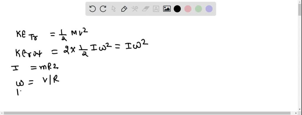 Estimate the fraction of a bicycle's total kinetic energy associated ...