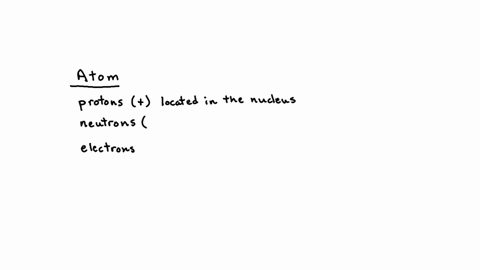 ⏩SOLVED:Sketch a model of an atom, showing the positions of the… | Numerade