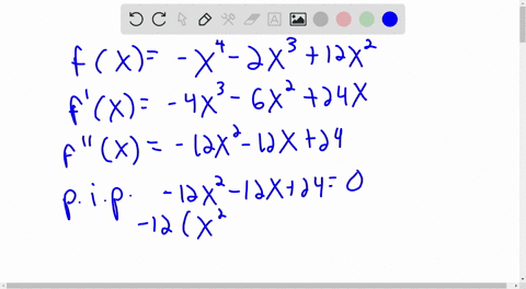 Concavity Determine the intervals on which the following functions are ...