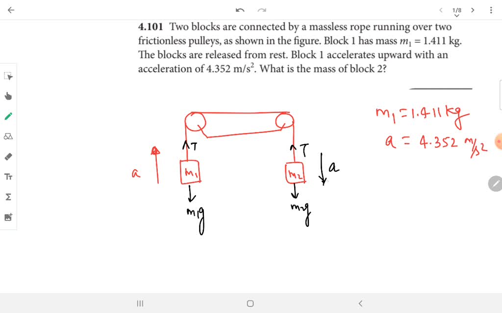 As Shown Below Two Blocks Are Connected By Massless SolvedLib As Shown Below Two Blocks Are Connected By Massless SolvedLib