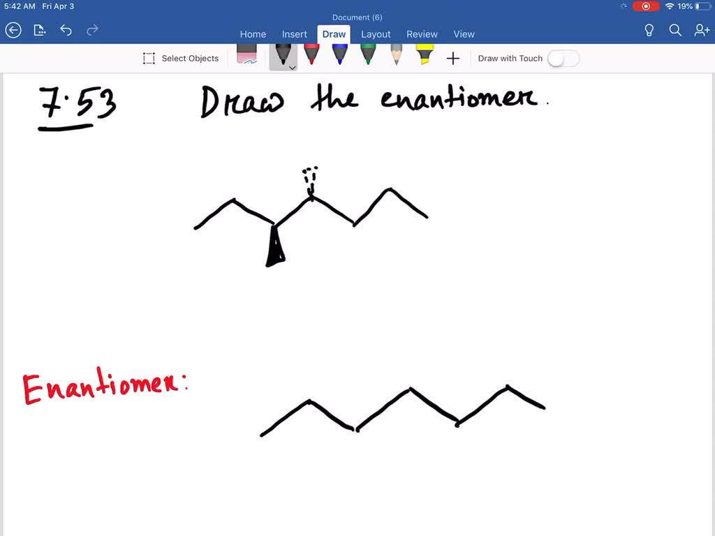 SOLVED:Draw the enantiomer of each of the following compounds. IMAGE IS ...