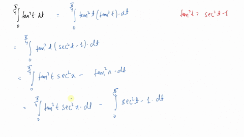 SOLVED:Find ∫-π/ 4^π/ 4 tant d t [Hint: No work necessary-look at the ...