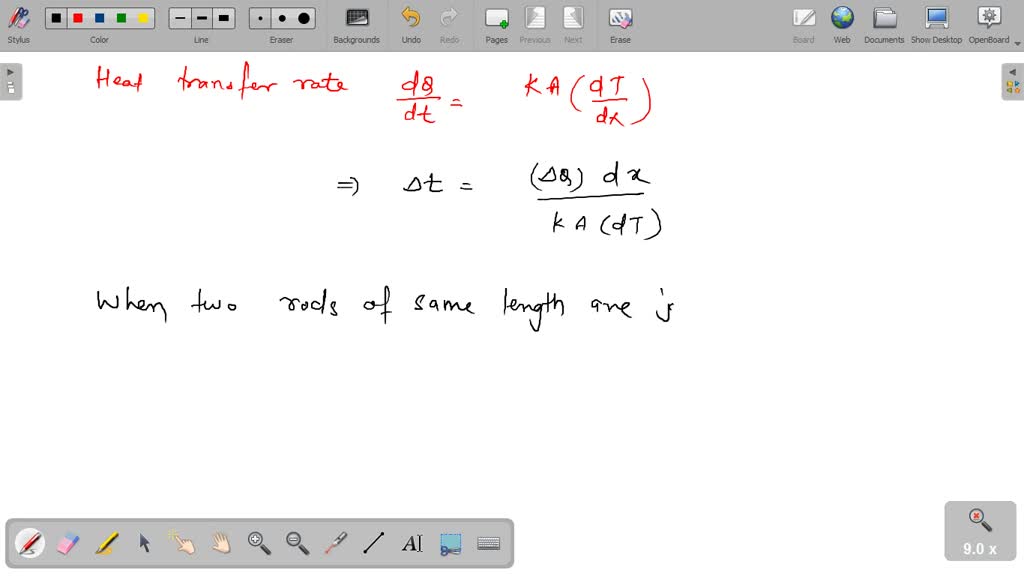 Two rods of same length and material transfer a given amount of heat in ...