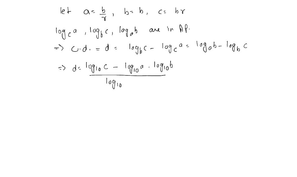 If a, b, c be distinct positive and in G.P. and logc a, logb c, loga b be in A.P. then show that ...