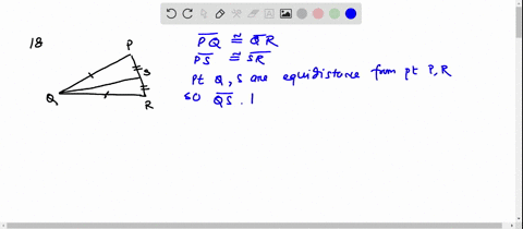 SOLVED:Remember, the equidistance theorems will help you write a concise proof. (FIGURE CAN'T ...