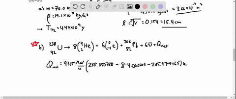 SOLVED:The production of uranium metal from purified uranium dioxide ...
