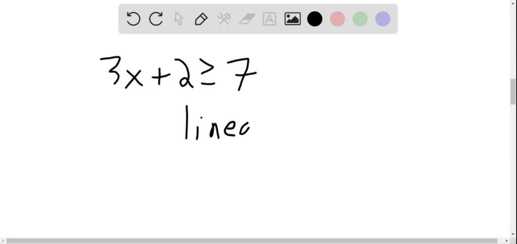 Solvedfill In The Blanks 3 X2 ≥7 Is An Example Of A Inequality In One Variable