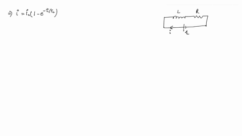 SOLVED:The current in an R L circuit builds up to one-third of its ...