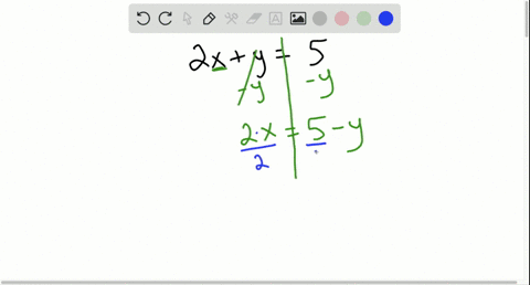 SOLVED:Rewrite the equation so that x is a function of y . Then use the result to find x when y ...