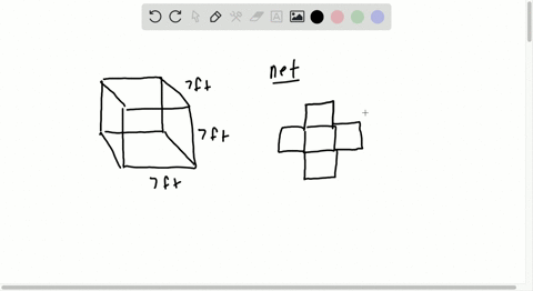 SOLVED:Draw a net of each solid shown or described. Then find the lateral area and surface area ...