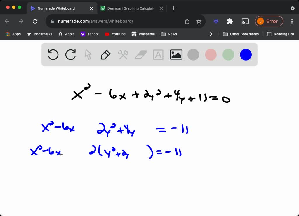 Two lines through the origin have a combined equation 2 y^2-x y-6 x^2=0 ...