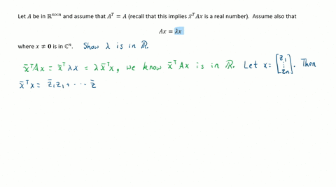 SOLVED:Chapter 7 will focus on matrices A with the property that A^T=A ...