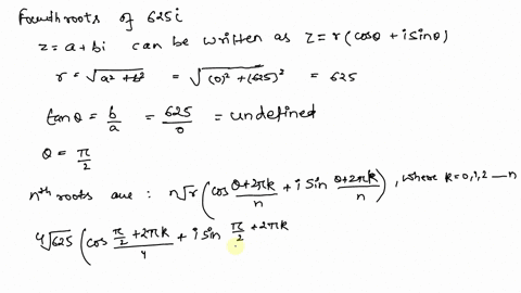 (a) use the theorem on page 450 to find the indicated roots of the ...