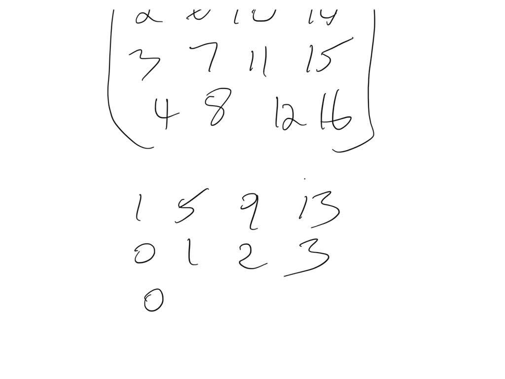 SOLVED:Let 𝐌 be a matrix with m rows and n columns, and suppose that the entries of 𝐌 are stored ...