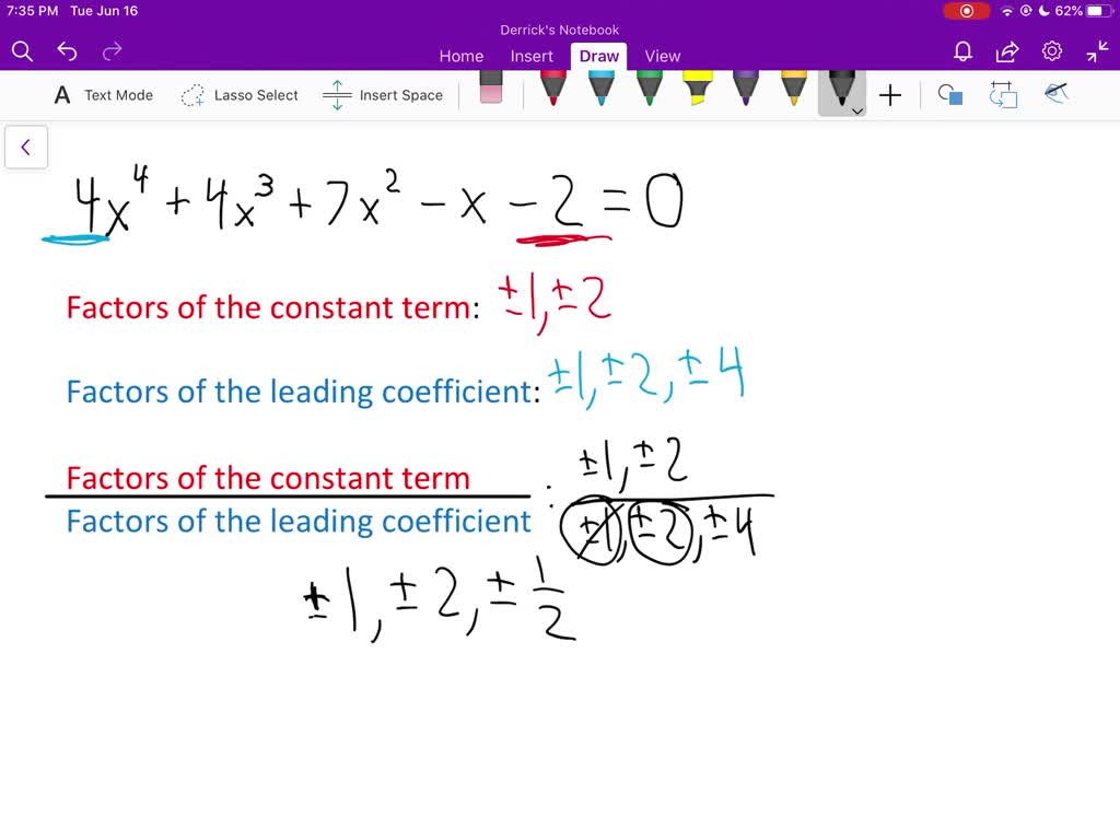 SOLVED:The equations in Exercises 72–75 have real roots that are ...