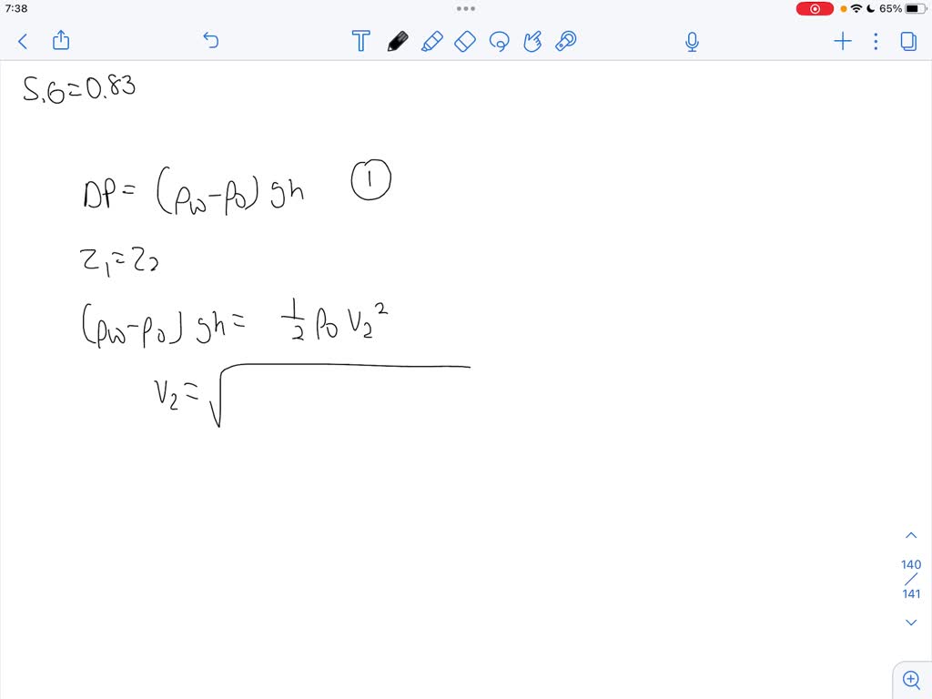 Oil of specific gravity 0.83 flows in the pipe shown in Fig P3.67. If viscous effects are ...
