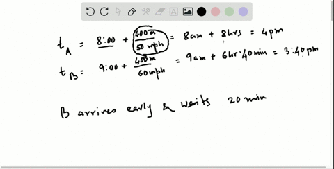 SOLVED:Larry leaves home at 9: 05 and runs at con…