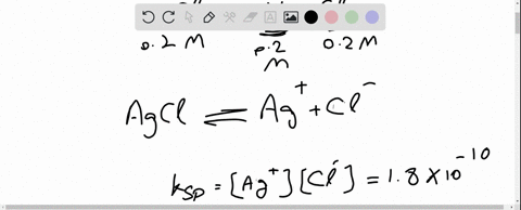 SOLVED:The solubility of AgCl in 0.1 M NaCl will (a) increase (b ...