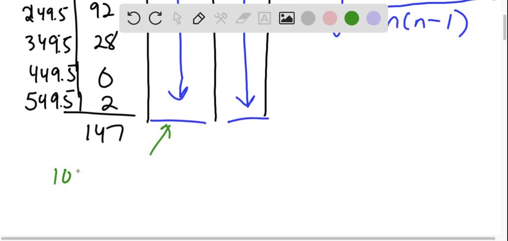 SOLVED:Refer to the frequency distribution in the given exercise and find the standard deviation ...