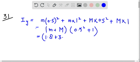 ⏩SOLVED:(II) Calculate the moment of inertia of the array of point… | Numerade