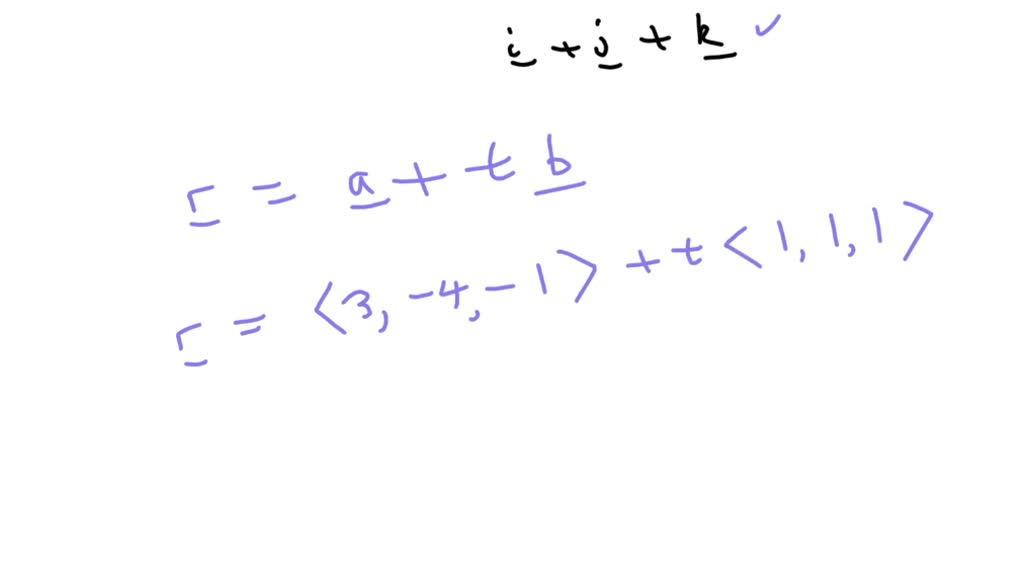⏩SOLVED:Find parametric equations for the lines in Exercises 1-12… | Numerade