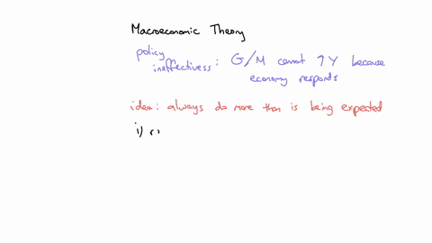 ⏩SOLVED:"The policy ineffectiveness proposition (connected with new ...