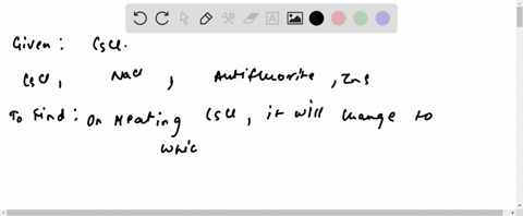SOLVED:Caesium chloride, on heating, changes into (a) CsCl(g) (b) NaCl ...