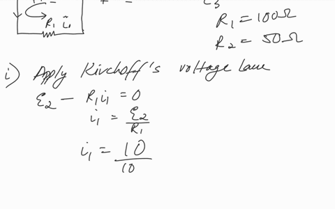 SOLVED: In Fig. 27-60, R1=100 Ω, R2=50 Ω, and the ideal batteries have ...