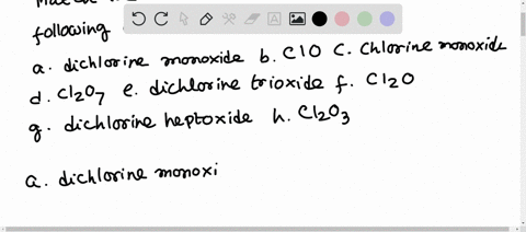 SOLVED:Pair (match) the names and formulas for the following bi nary covalent compounds: a ...