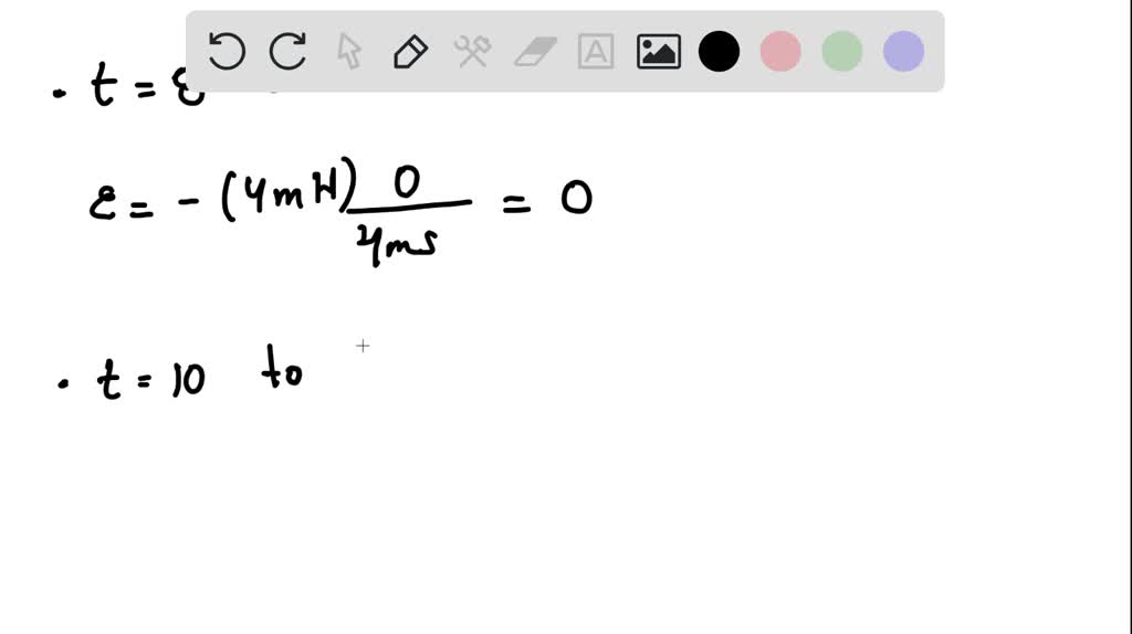 SOLVED:The current in a 4.00 mH -inductor varies in time as shown in ...