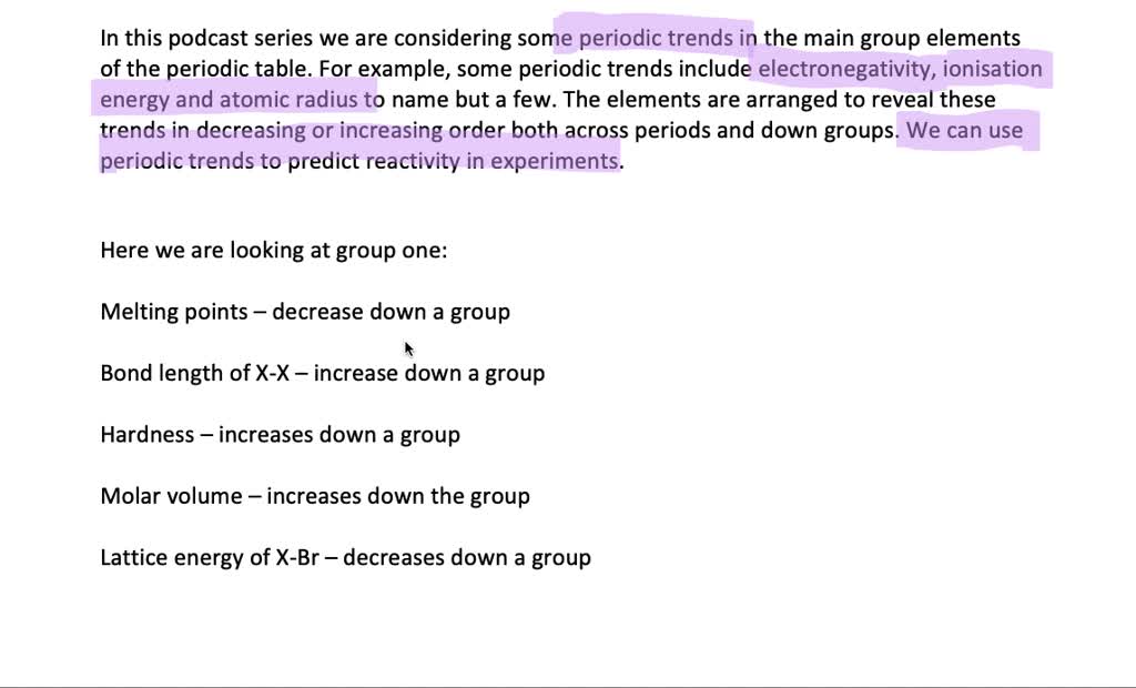 SOLVED:The main reason for showing anomalous properties of the first ...