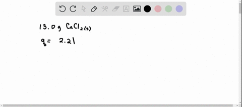 SOLVED: Calculate the enthalpy of solution ( ΔH for the dissolution ...