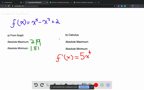 ⏩SOLVED:53-56 (a) Use a graph to estimate the absolute maximum and… | Numerade