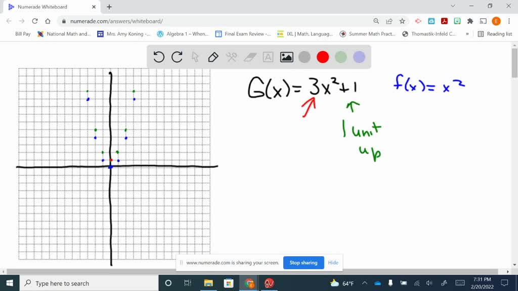 ⏩SOLVED:Graph each quadratic function. Label the vertex and sketch ...