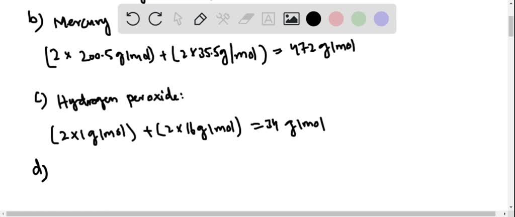 SOLVED: Proporcione el nombre y calcule la masa molar para cada una de ... SOLVED: Proporcione el nombre y calcule la masa molar para cada una de ...
