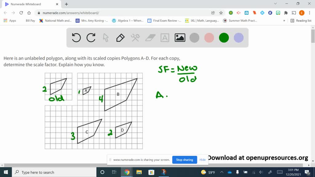 SOLVED:Here is an unlabeled polygon, along with its scaled copies ... SOLVED:Here is an unlabeled polygon, along with its scaled copies ...
