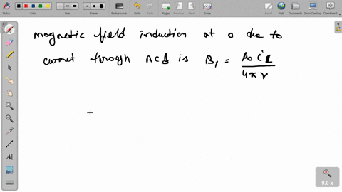 SOLVED:Equal current i flows in two segments of a circular loop in the direction shown in figure ...