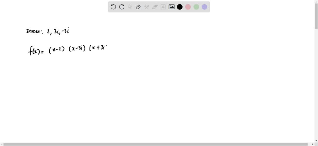 ⏩SOLVED:A function f(x) has a double zero at zl and a triple zero at ...