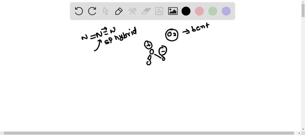 SOLVED:a. Compare the structures of the azide ion, N3^-, and the ozone ...