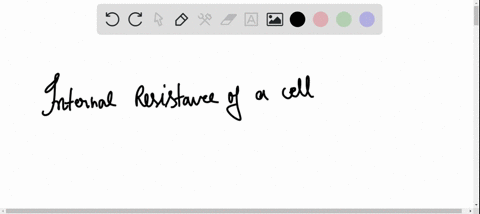 SOLVED: The internal resistance of a primary cell depends on (a) the ...